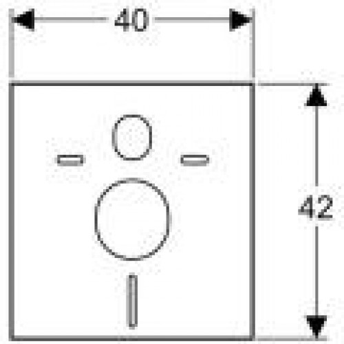 Geberit Schallschutz-Set zu Wand-WC und Wand Bidet, 156.050.00.1 Geberit Schallschutz-Set zu Wand-WC und Wand Bidet, 156.050.00.1