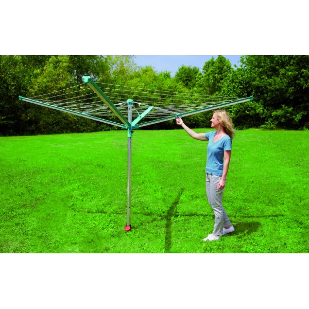 LEIFHEIT Linomatic 400 Deluxe - Wäschespinne, 82000