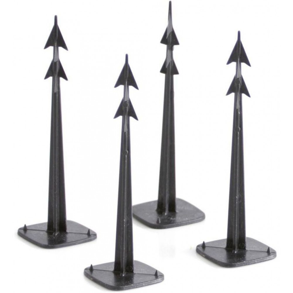 Erdanker Bodenanker Erddübel Erdnägel HARPOON PEG 120 schwarz 50 St ...