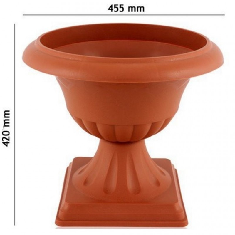 PROSPERPLAST Blumenspindel ATENA 14 L terracotta GPN2