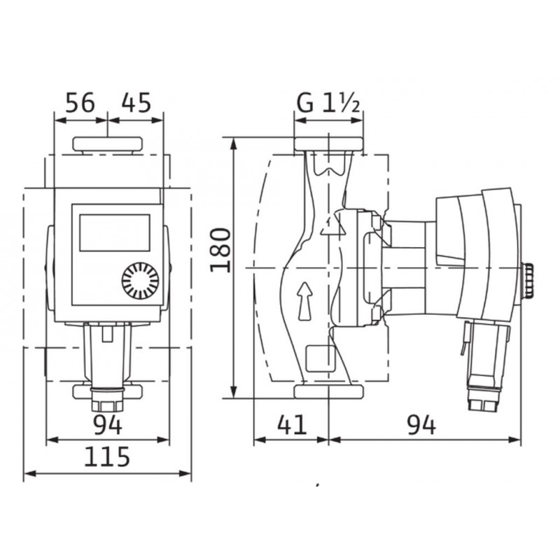 WILO Yonos PICO PLUS 25/1-4 (180 mm) 4215502